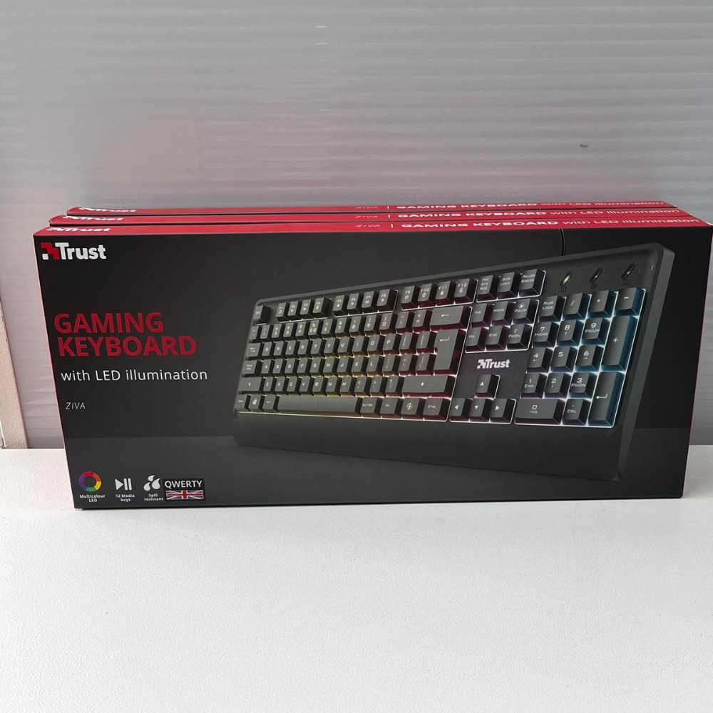New Trust Ziva Gaming keyboard - Own4Less